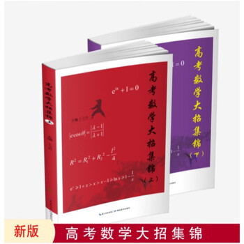抖音同款2022版《高考数学大招集锦》王文勇勇哥数学（包括上下册）高中数学题型与技巧高考考点预测数学大题技巧讲解归纳数学大招集锦
