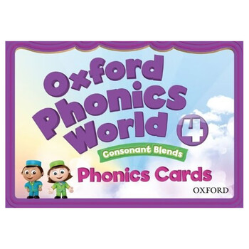 【中图原版】津Oxford Phonics World 4 Phonics Cards自然拼读小学英