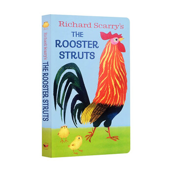 我是一只兔子Bunny丛书The Rooster Struts斯凯瑞儿童启蒙纸板书