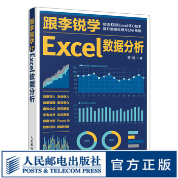 跟李锐学Excel数据分析 excel数据处理与分析教程书籍 ExcelHome表格制作教程