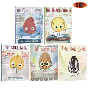 英文原版5册 The Bad Seed坏种子 Good Egg优良蛋 Cool Bean酷豆子 Couch Potato沙发马铃薯 Jory John趣味图画故事书英语启蒙绘本 . 梦想童趣城