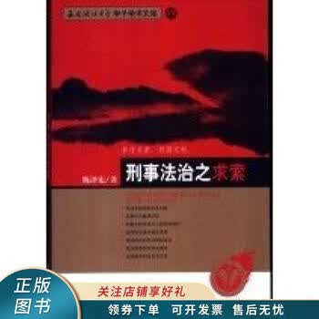 刑事法治之求索 陈泽宪