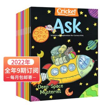 美国国家地理杂志儿童版National Geographic Kids 打包\\\/订阅  NGK 少儿版科普百科6-14岁英语期刊  22年 蟋蟀杂志ASK2022年全年订阅