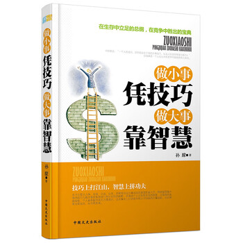 做小事凭技巧做大事靠智慧 孙朦 中国文史出版社