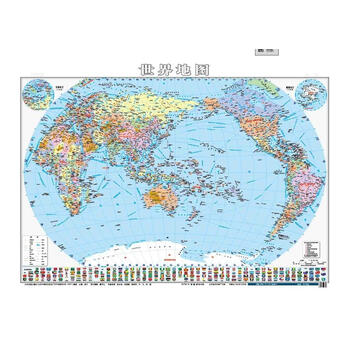 【新华正版】 世界地图 人民交通出版社 人民交通出版社
