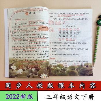 三年级下册语文课堂笔记人教版 同步教材提前预习课本资料讲解书 语文
