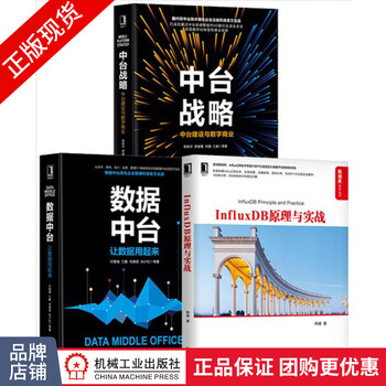 包邮 [套装书]InfluxDB原理与实战+数据中台:让数据用起来+中台8069811
