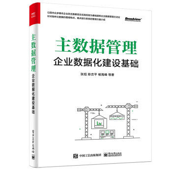 主数据管理：企业数据化建设基础张旭,陈吉平,杨海峰等 著 电子工业出版社 9787121417368