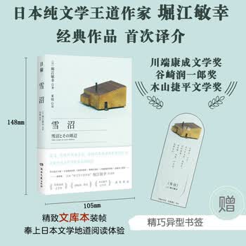 雪沼 日报纯文学王道作家堀江敏幸 经典作品首次译介 湖南文艺出版社【赠书签】 图书