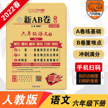 2022春新AB卷六年级下册语文人教部编版6年级语文RJ同步单元检测训练测试卷期中期末试卷