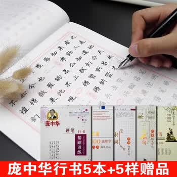 庞中华钢笔字帖学生硬笔行书基础入门字帖行书字帖临摹练字帖