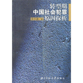 转型期中国社会犯罪原因探析【正版图书】