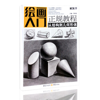 正版敲门砖 绘画入门正规教程从结构到几何形体 重庆亿卷李家友 绘画基础教材教程书