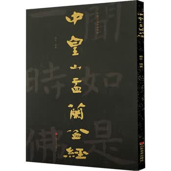 中国石刻书法精粹 中皇山盂兰盆经 图书