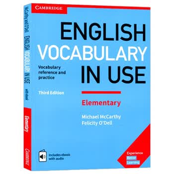 剑桥进口English Vocabulary in Use 剑桥英语词汇书学习工具书 初中高级4本  剑桥 初级词汇书