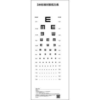 3米标准对数视力表