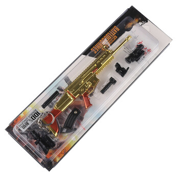 绝地大逃游戏周边98K鲨鱼版 KAR98K六倍镜 AWM八倍镜四倍镜摆件 SCAR-L黄金版-配件版 -绝地求生