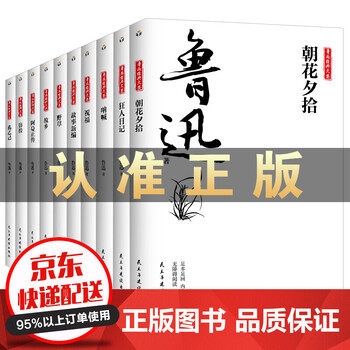 鲁迅经典文集（全10册）朝花夕拾 呐喊 彷徨 阿Q正传 狂人日记 野草 故乡 孔乙己 祝福 故事新