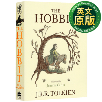 霍比特人 英文原版 彩色插图版 The Hobbit 指环王 魔戒 前传