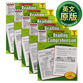 学乐英语阅读理解英文原版Success with Reading Comprehension 5册