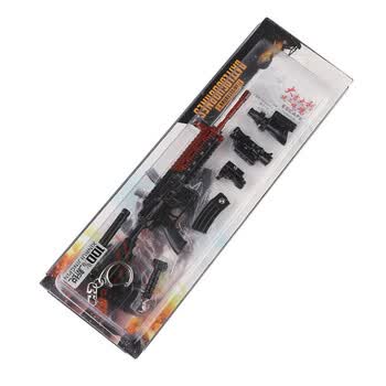 绝地大逃游戏周边98K鲨鱼版 KAR98K六倍镜 AWM八倍镜四倍镜摆件 M416速度与力量-配件版 -绝地求生
