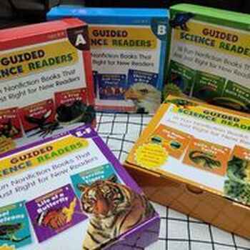 学乐 Guided Science Readers: Animals 5盒+音频+外教课 学乐 Guided Science Readers
