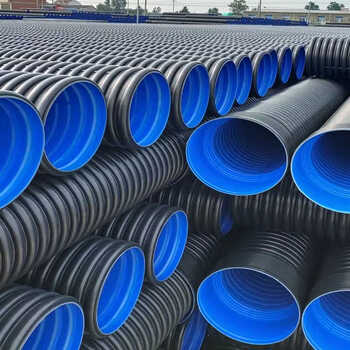 hdpe双壁波纹管排污管排水管300pe管钢带增强螺旋管下水管道 DN300-SN8 6m【图片 价格 品牌 报价】-京东