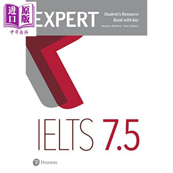 EXPERT IELTS 7.5: STUDENT RESOUCE 7.5级雅思学生资源书 含答案 国际英语语言测试系统考试 备考自学教辅练习