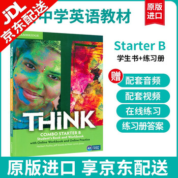 原版进口 剑桥Think教材 剑桥大学出版社初中英语教材 培训机构外国语学校英语综合教材 正版套装 starter级别  B册 学生书+练习册