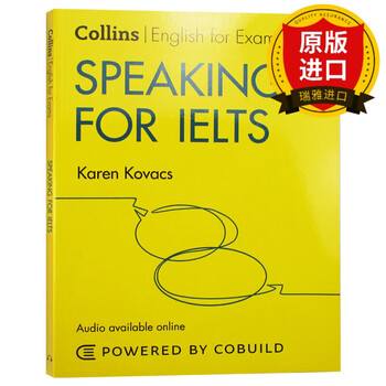 柯林斯雅思口语 英文原版 Speaking for IELTS 雅思考试工具书 进口书籍教材 英文版