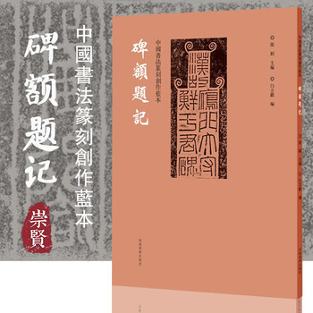 中国书法篆刻创作蓝本碑额题记高清印刷篆书楷书隶书碑额题记附繁体旁注书法、篆刻欣赏临摹研究河南美术出版 碑额题记