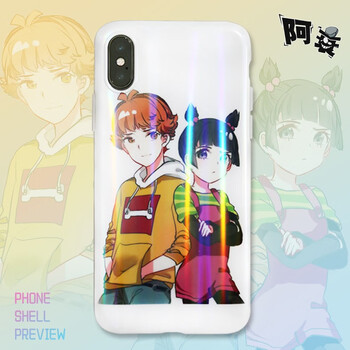 阿衰周边招财猫发财系列iphonex手机壳8P苹果软壳动漫周边 白色IPXR