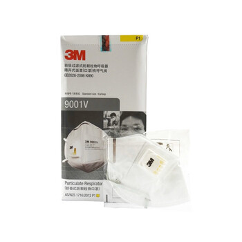 口罩9501/9502/9001/9002/N95防粉尘9501v防毒头戴式耳带呼吸阀 9001v 独立装10只 N90 标准【图片 价格 ...