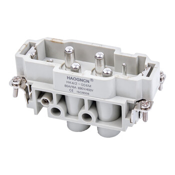 重载连接器4芯HDC-HK4/0-004 HK4/2-006-M/F 6芯80A 690V航空插头 HK-004/2-M【图片 价格 品牌 ...