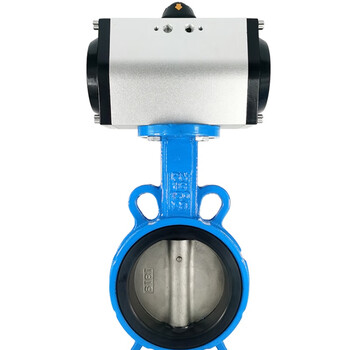 【瀚时恒业D671X-16Q】瀚时恒业 气动蝶阀对夹式阀门 DN80球磨阀板 【行情 报价 价格 评测】-京东