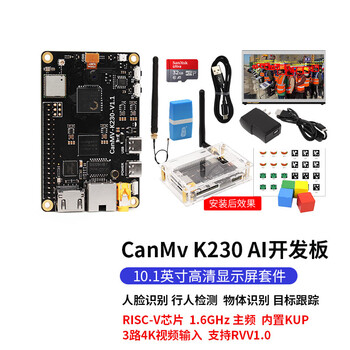 CanMV K230开发板 K230 AI快速开发板 RISC-V 计算机视觉 人工 10.1英寸高清显示屏套件【图片 价格 品牌 报价】-京东