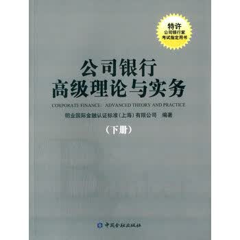 公司银行高级理论与实务(下册)