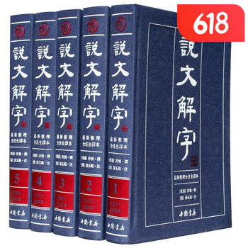 正版4册 说文解字语言文字图解说文解字注部首通论许慎说文解字详解部首段玉裁注咬文嚼字 说文解字-繁体版