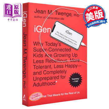网络一代 英文原版 iGen Jean M. Twenge