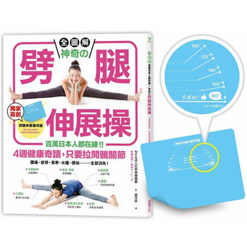 现货港台原版 全图解 神奇的劈腿伸展操 百萬日本人都在練