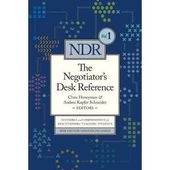 The Negotiator's Desk Reference