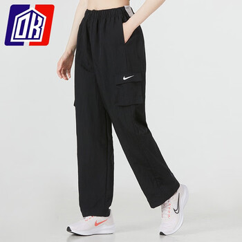 耐克nike女裤2023春新款运动裤宽松阔腿工装梭织直筒长裤潮DO7210-010 DO7210-010 S【图片 价格 品牌 报价】-京东