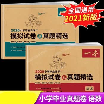 2册    2020小学生毕业升学模拟试卷及真题精选语文/数学