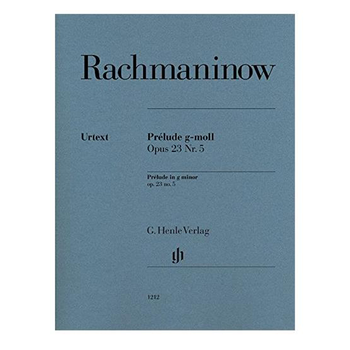 亨乐原版 拉赫玛尼诺夫 g小调前奏曲 op.23 Rachmaninow Prelude HN1212
