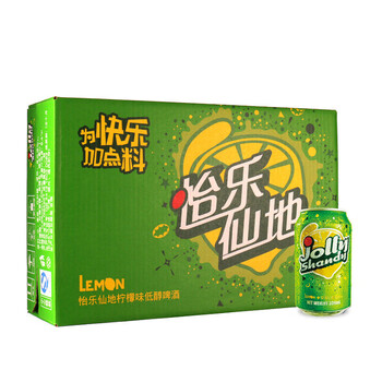 【怡乐仙地啤酒】怡乐仙地（Jolly Shandy）啤酒 柠檬味啤酒330ml*24听 整箱装【行情 报价 价格 评测】-京东