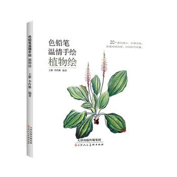 [正版图书]色铅笔温情手绘：植物绘