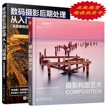  摄影构图艺术+数码摄影后期处理从入门到精通 实战案例分析版（套装两册）