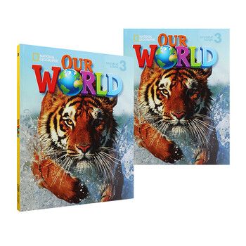 美国国家地理Our World Level 3套装 小学英语教材学生书+练习册+音频CD