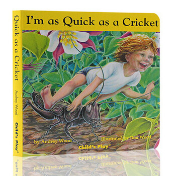 英文原版I'm as Quick as a Cricket像蟋蟀一样快 进口故事书