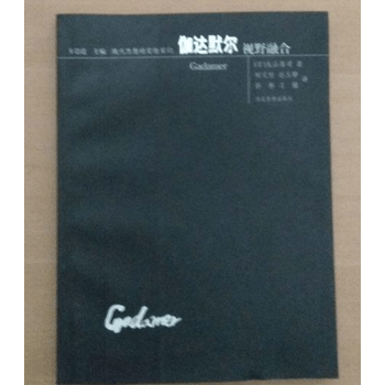 现代思想的冒险家们：伽达默尔-视野融合